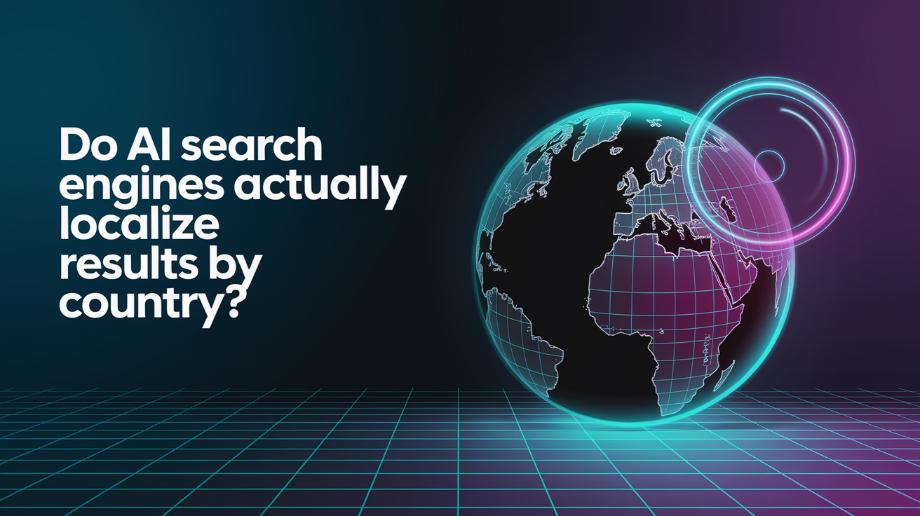 Do AI Search Engines Actually Localize Results by Country?